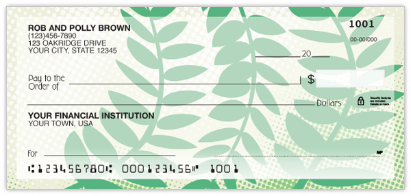 Botanical Personal Checks | Promise Checks