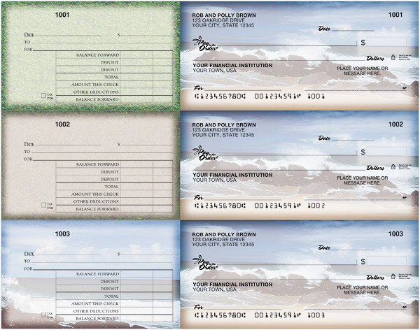 Paradise Waters Desk Checks | Promise Checks