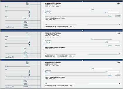 Blue Sheffield General Purpose Checks | Promise Checks