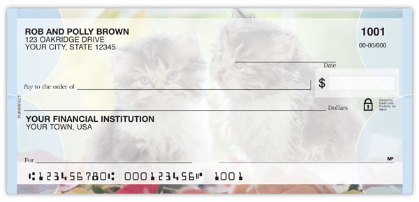 Purrfect Personal Checks | Promise Checks