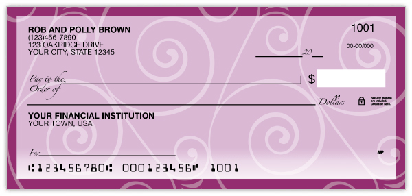 Boho Personal Checks | Promise Checks