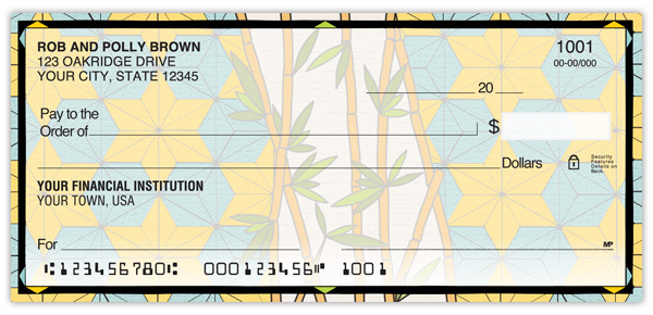 Stained Glass Personal Checks | Promise Checks