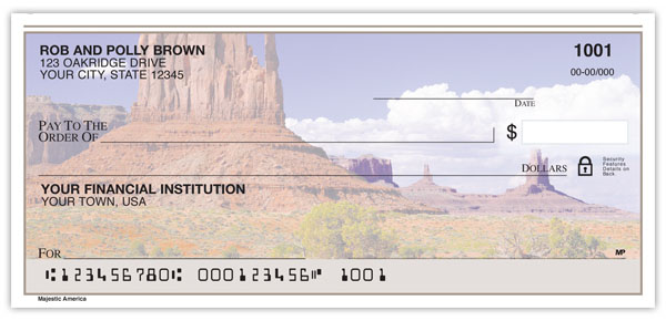 Majestic America Personal Checks | Promise Checks
