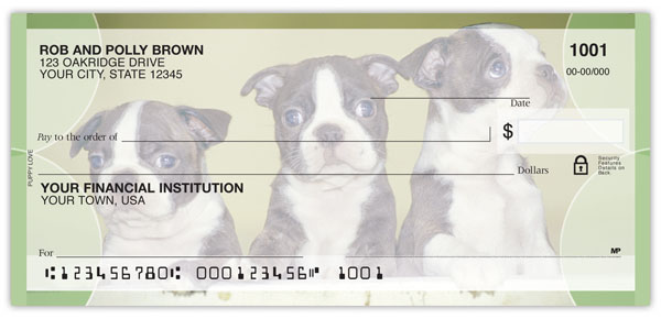 Puppy Love Personal Checks | Promise Checks