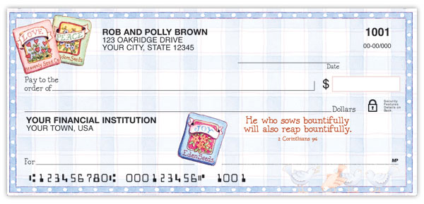 Seeds of Faith Personal Checks | Promise Checks