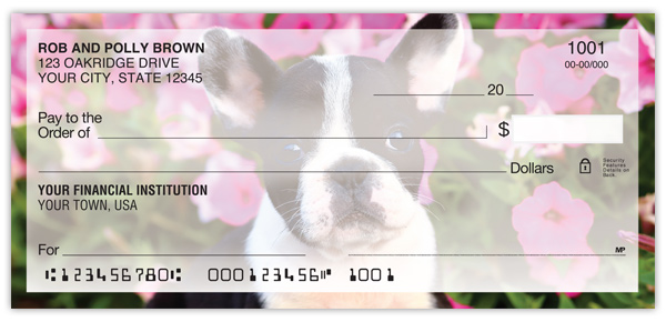 French Bulldog Personal Checks | Promise Checks
